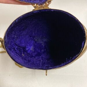 Vintage | Bags | Vintage Brass Clamshell Purse With Chain Evening Bag ...